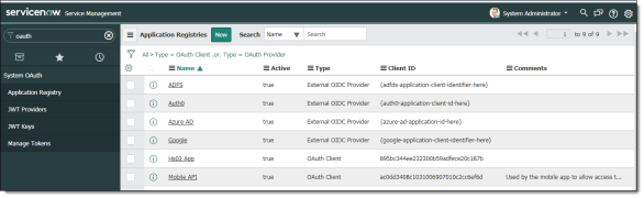 Onboarding ServiceNow applications